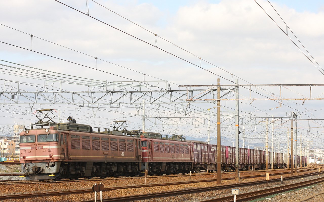 さよなら3092レ ムド2〜EF81-628＋EF81-735フライス回送〜 : 適鉄