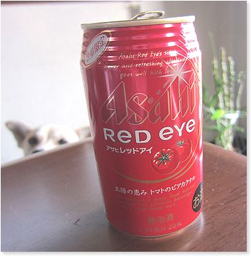 Asahi「Red eye」 : 番犬ハナとMIX犬サクのおさんぽ毎日