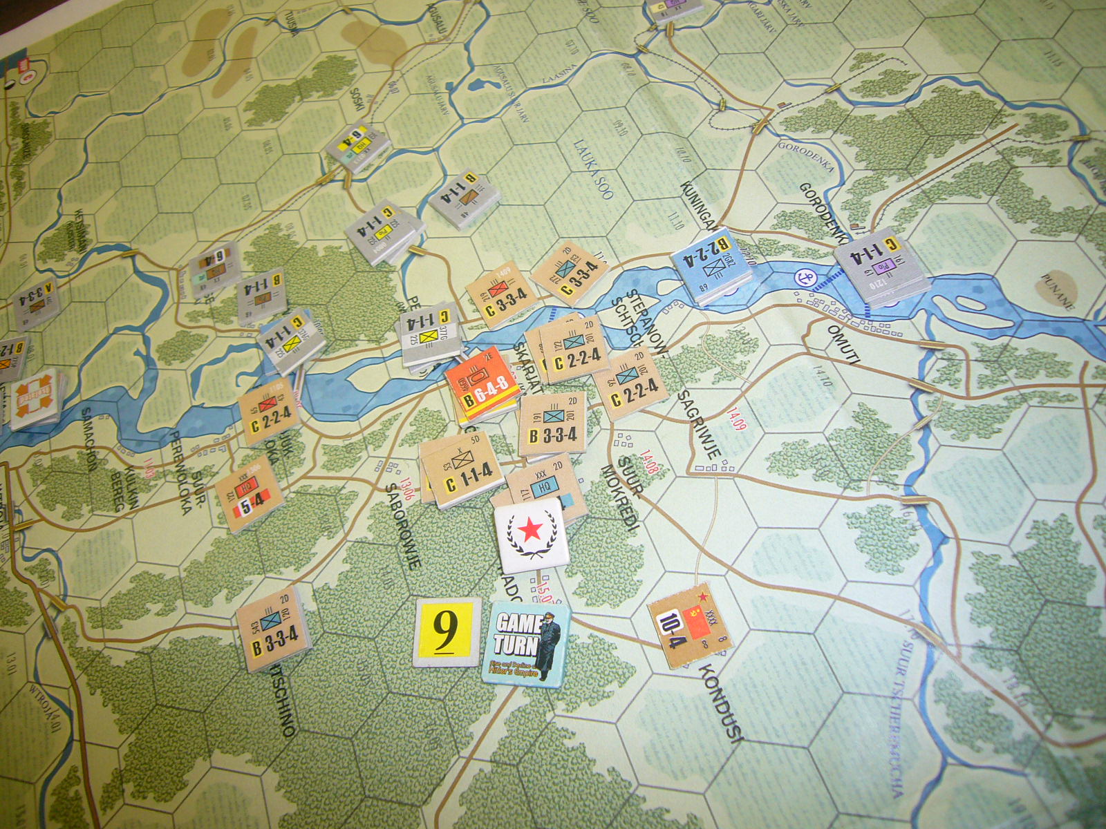 （3CG/CMJ#112）ナルヴァ軍集団/Army Group NARVA:FIGHT WITHOUT MERCY盤面写真集 その20【終了 ...