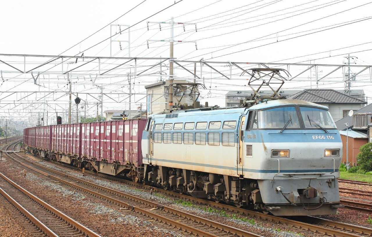 第2回清洲で貨物を撮る!12～EF66-116～ : 適鉄