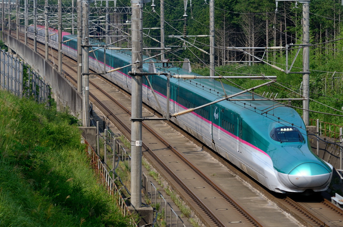 〔東北新幹線 撮影〕 【 真夏の那須でE5系撮り 】 : ツッチ～の☆Train Photo blog☆