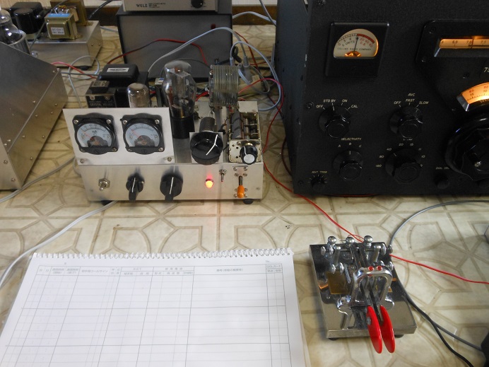 UZ42 7Mc CW TXMRによる交信 : 真空管にゲルマトランジスタ、8mm映画にコダクローム-アナクロおやじのアナログブログ