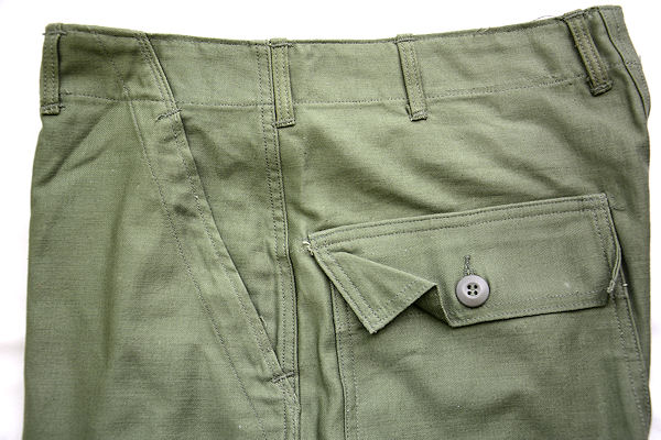 4th pattern "66" TROUSERS, MEN'S COTTON SATEEN OG 107 : D.M.Z.