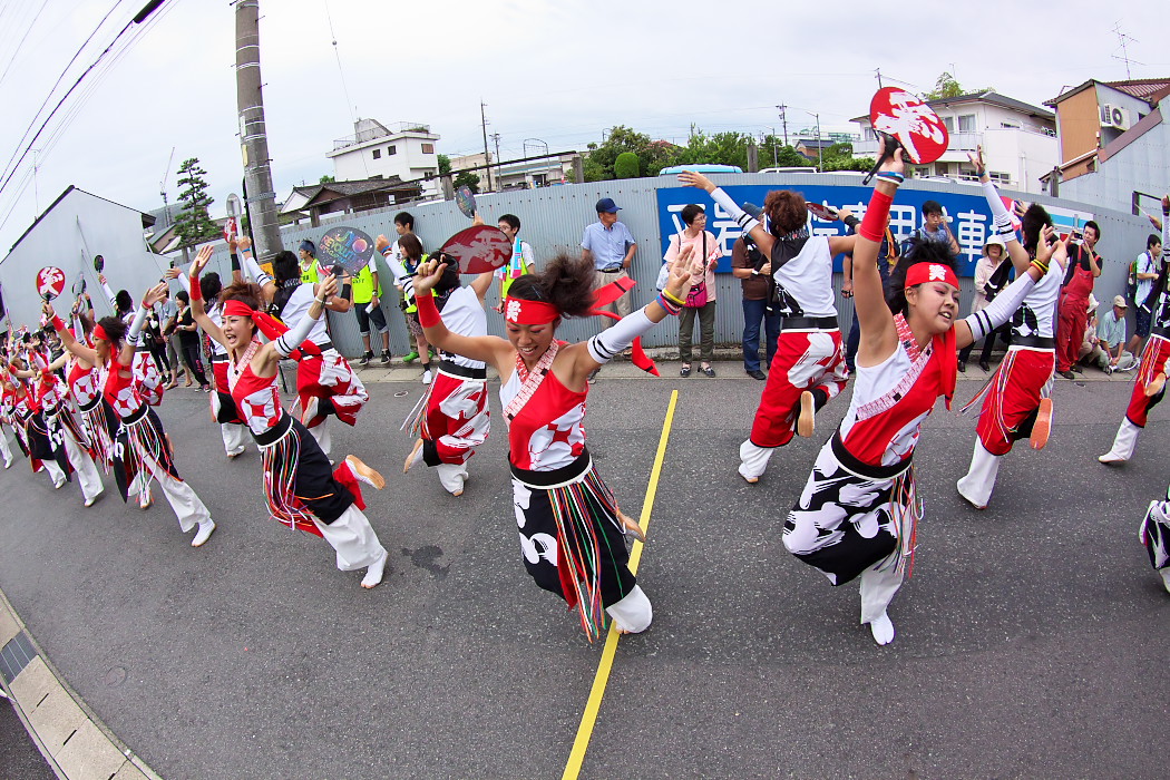 笑゛＠第15回にっぽんど真ん中祭り（鳴海パレード会場） : Pythagorasnap (ぴたごらスナップ)