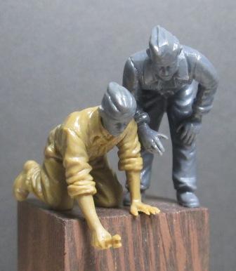 Tamiya 35180 [ドイツ戦車兵エンジン整備セット] : 模型慕情