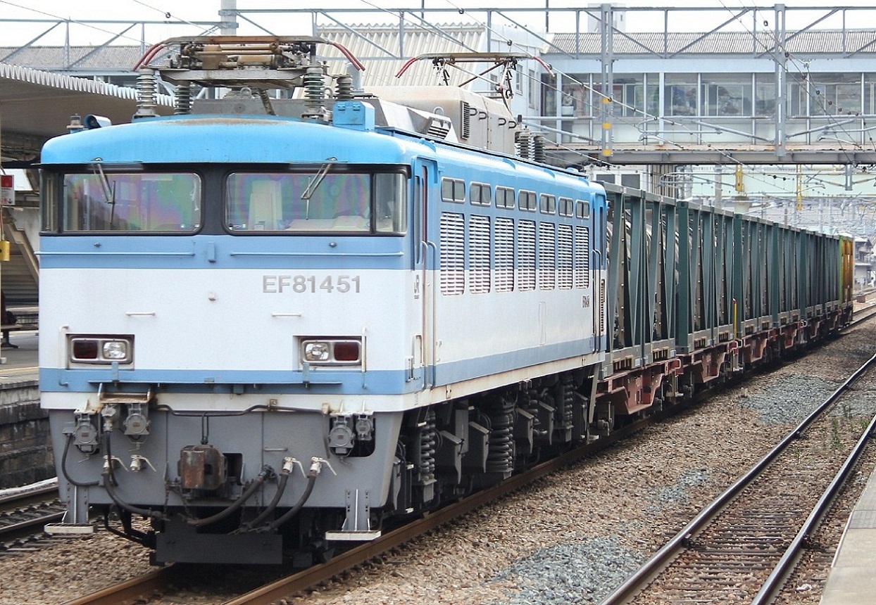 JR貨物 EF81 450番代/451号機 : 鉄道撮影日記2014
