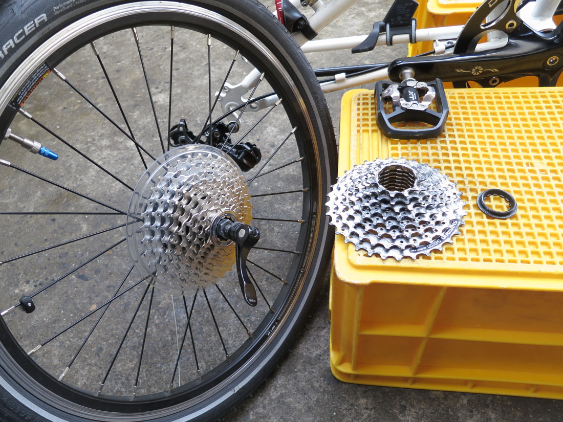DAHON SpeedP8 - 9速化完了☆ : ::Viewfinder:: DAHON SpeedP8 - 9速化完了☆ : ::Viewfinder::