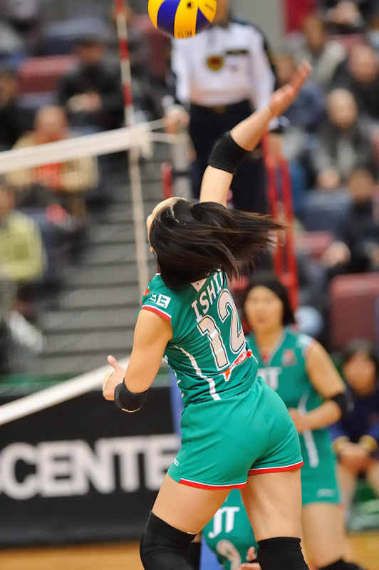 20140308大阪市中央体育館でのJT MARVELOUS 田中瑞稀選手 : みどらープーさんのひとりごと。