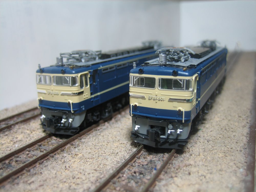 KATO EF65-500の屋根を塗装しよう : 動力車操縦者 Nゲージ部屋