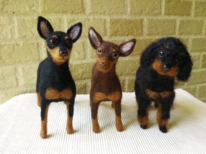 ミニチュアピンシャーとトイプードル。 : Hapi Hapi Dog!