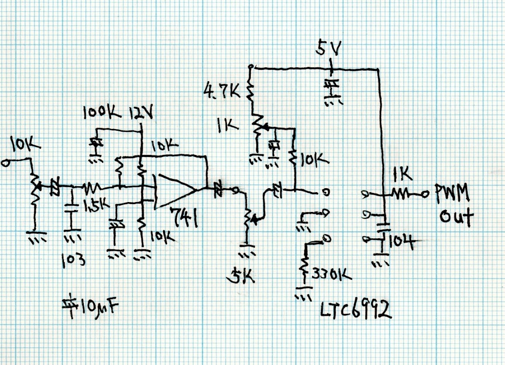 LTC6992 PWM変調機回路図 : 真空管にゲルマトランジスタ、8mm映画にコダクローム-アナクロおやじのアナログブログ