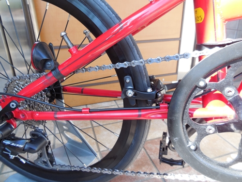 DAHON:SPEED-P8/451ホイール装着&10SPEED化 : カルマックス DAHON:SPEED-P8/451ホイール装着&10SPEED化 : カルマックス