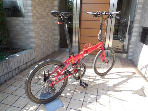 DAHON:SPEED-P8/451ホイール装着&10SPEED化 : カルマックス DAHON:SPEED-P8/451ホイール装着&10SPEED化 : カルマックス
