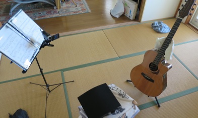 演奏動画の臨時撮影スタジオ : いぶちちブログ