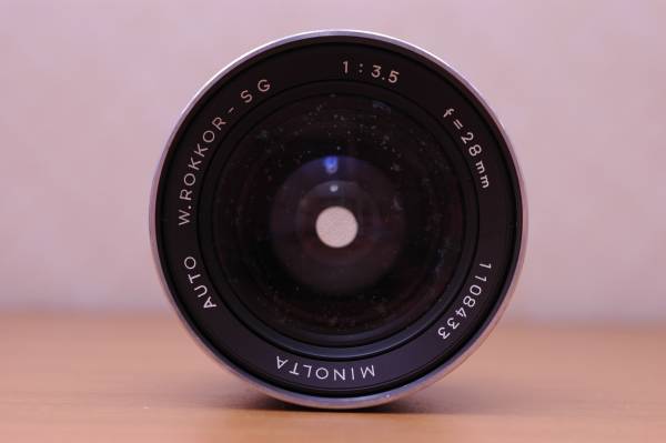 ☆これは☆ビックリ。1963年製「ミノルタ ROKKOR-SG 28mmf3.5 ☆これは☆ビックリ。1963年製「ミノルタ ROKKOR-SG 28mmf3.5