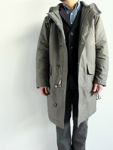 ARAN ARMY COAT : 『Bumpkins putting on airs』