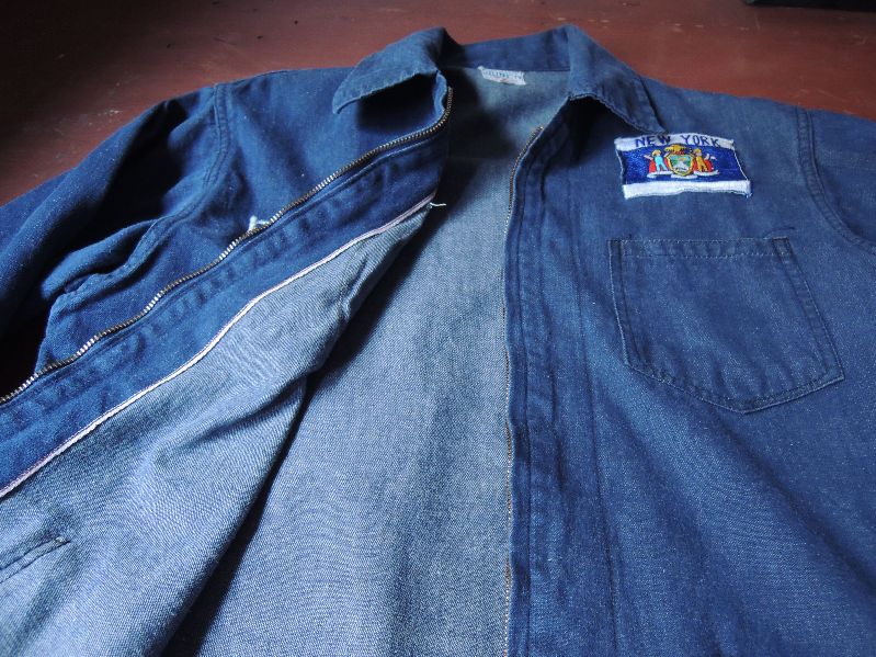 60S JUNCO DENIM SOUVENIR JACKET-U.S.NAVY---RECOMMEND 60S JUNCO DENIM SOUVENIR JACKET-U.S.NAVY---RECOMMEND