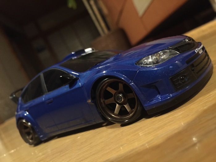 ミニッツAWDドリフトボディ(スバル インプレッサ WRC2008) : K ミニッツAWDドリフトボディ(スバル インプレッサ WRC2008) : K