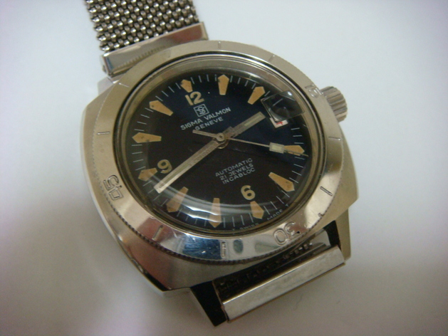 アンティーク SIGMA VALMON ダイバーウオッチ : アンティーク（骨董） テンナイン