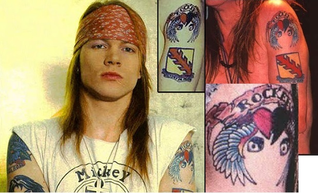 axl rose left shoulder moe tattoo : ぃょぅR日記 axl rose left shoulder moe tattoo : ぃょぅR日記
