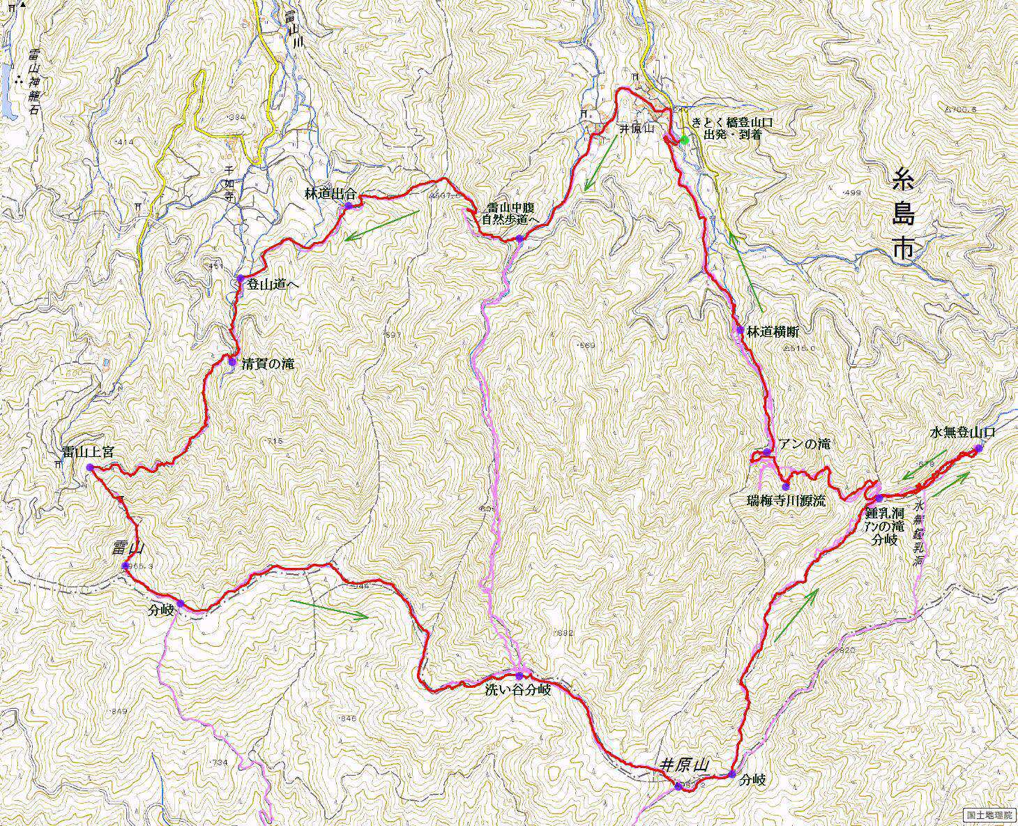 井原山のキツネノカミソリ : 休日の山登り
