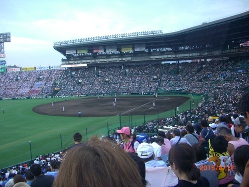 熱闘甲子園 鹿実応援に行きました : ふるさと加世田から