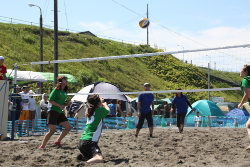 SUNSET BEACH CUP 2015 大会の様子 ① : サンセットビーチCUPビーチバレーボール大会