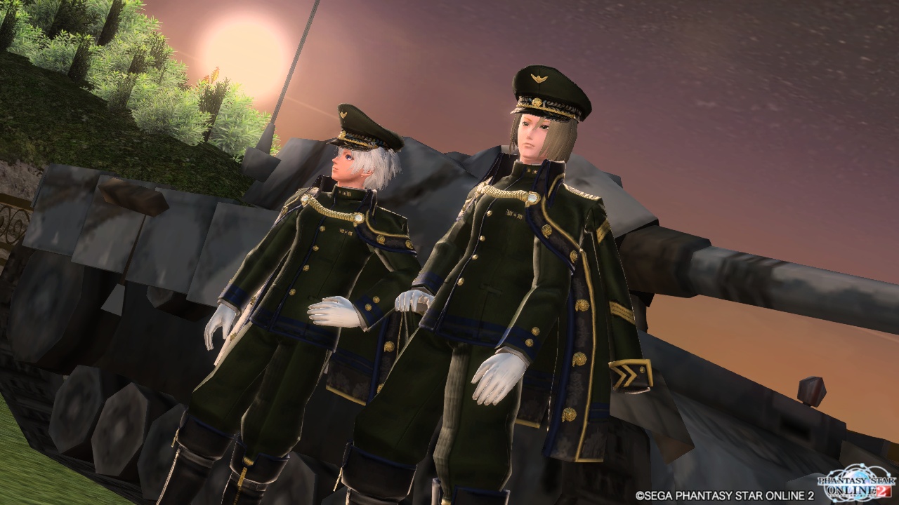 PSO2 テーマSS第六回テーマ②軍服 : みんみこだもッ！/まあゆとゆうまと翔のゲーム日記