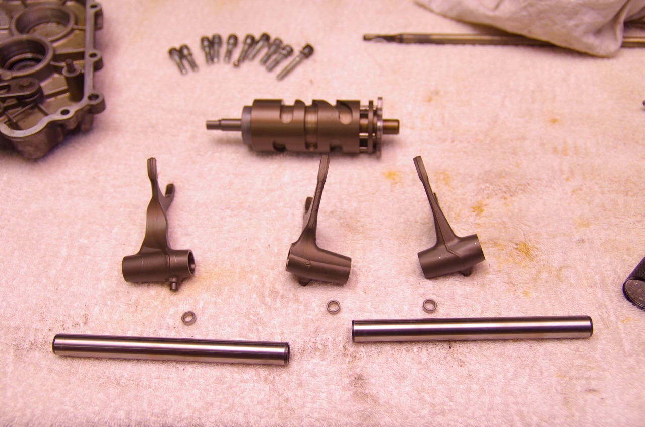 【K1】シフトフォーク&シフトドラム取付 : だいちゃんガレージ