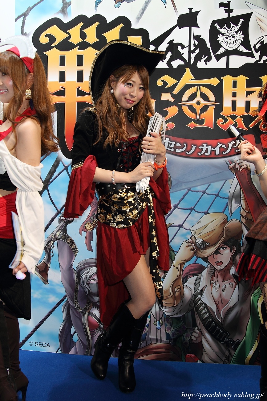 武田智恵 さん（セガゲームス ブース） : Peach Body