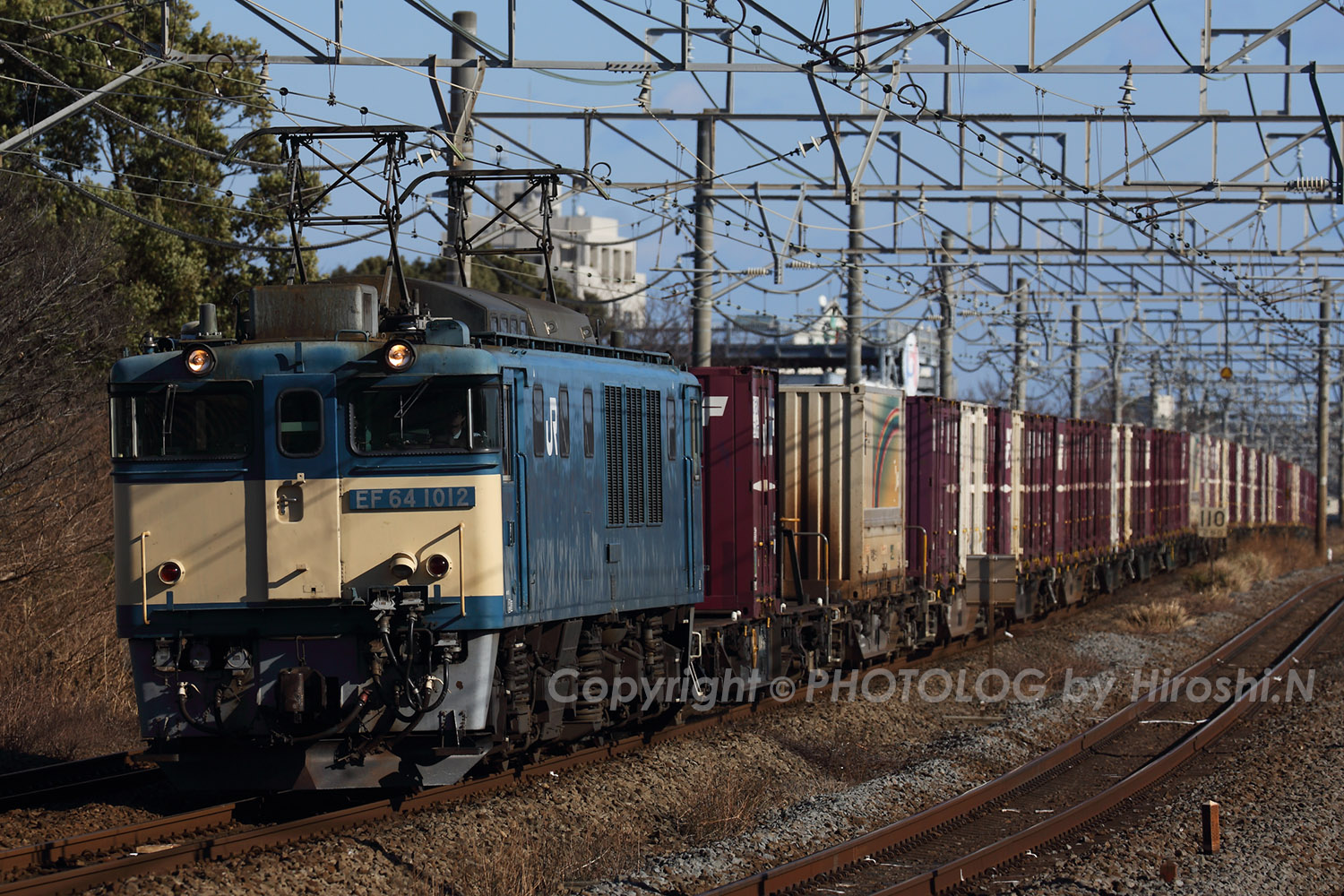 2016/1/24 Sun. 3075レ EF64-1012原色 : PHOTOLOG by Hiroshi.N