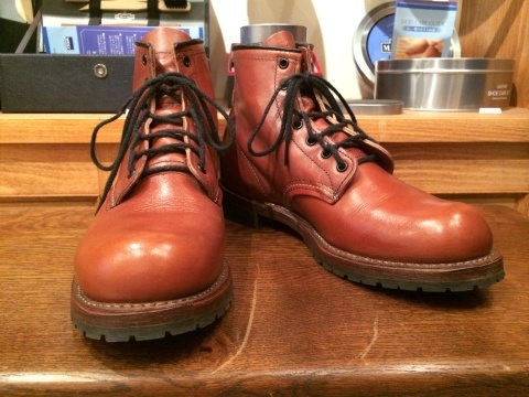 REDWING 9022のエイジング : 福岡よかよかシューケア タイム REDWING 9022のエイジング : 福岡よかよかシューケア タイム