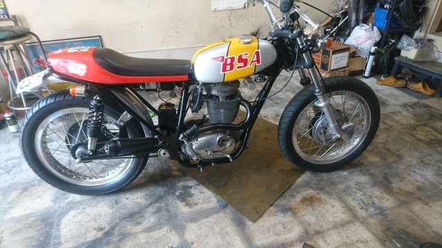 BSA B50SS その2 : タイガーワークス モーターサイクルズ