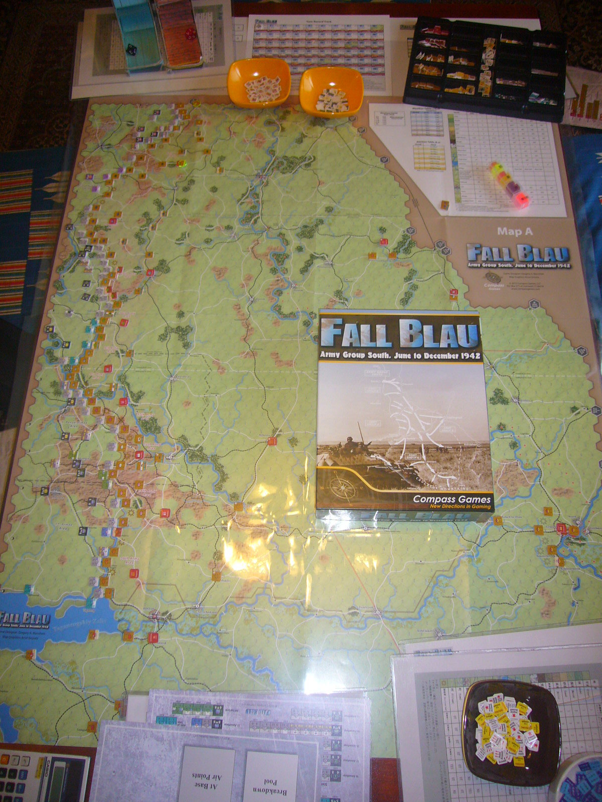 (Compass)FALL BLAU: Army Group South, June to December 1942 青作戦:史実の7月キャンペーンお試し5人戦 : YSGA 例会報告