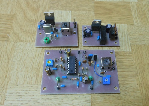 MC1496 AM Modulator基板、キャリアー発振基板、－8V安定化電源基板 : 真空管にゲルマトランジスタ、8mm映画にコダクローム ...