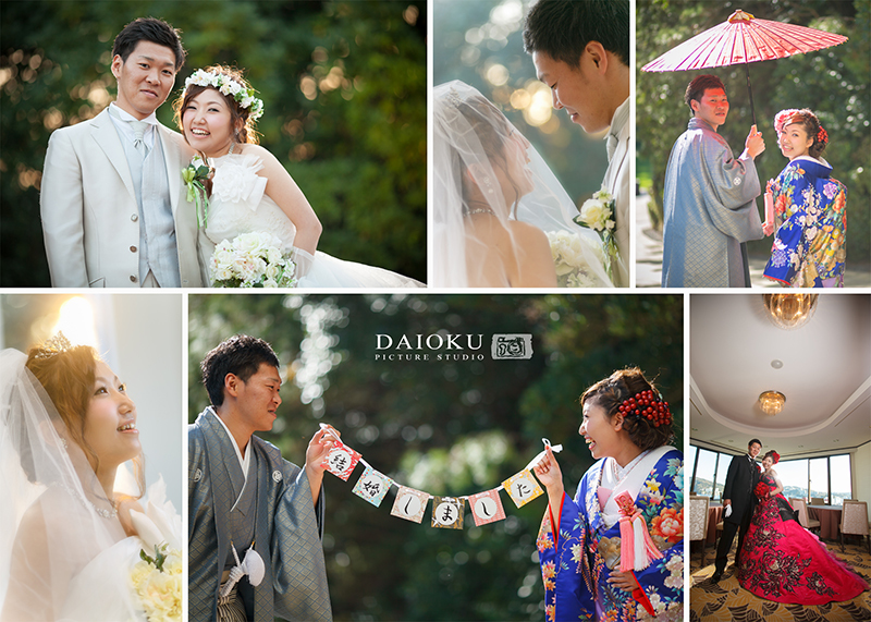 結婚式の前撮り 鳥羽国際ホテルにて : DAIOKU Picture Words Ⅱ