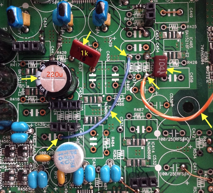 某機の改造⑦IV変換基板を作る : 通電してみんべ