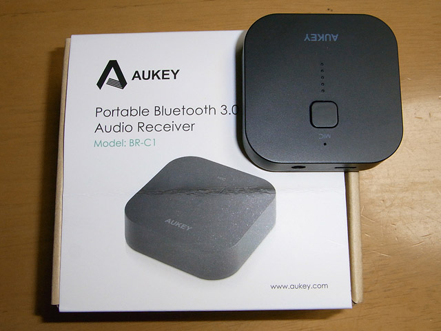 Bluetoothオーディオレシーバー AUKEY BR-C1 : TYO．STDのおきらく写真生活