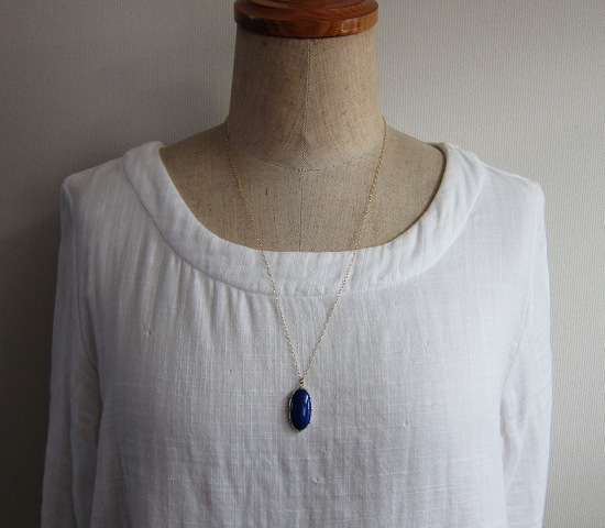 ラピスラズリネックレス : hiroe jewelryつくり