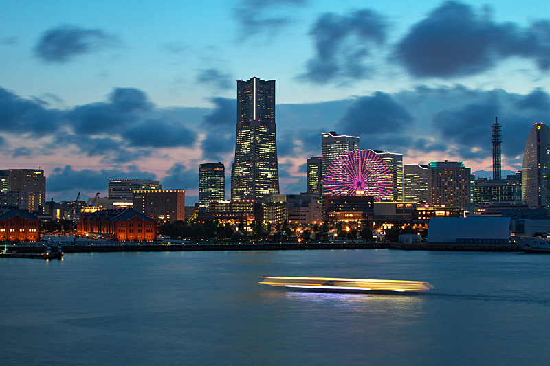 横浜の夜景 （みなとみらい） : inoの散歩道