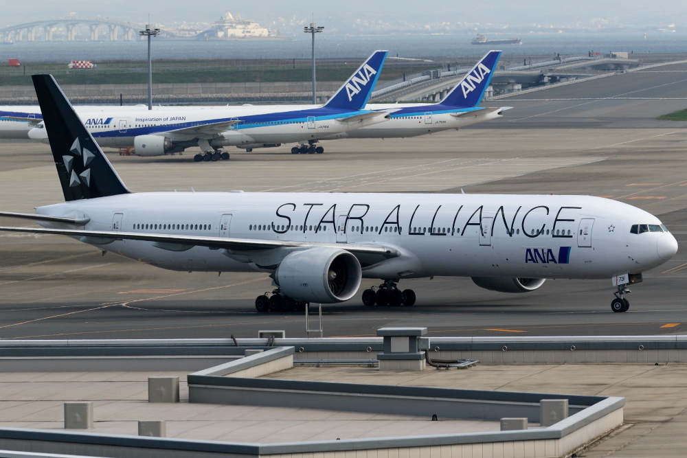 ANA B777-300ER スタアラ塗装機 : 南の島の飛行機日記