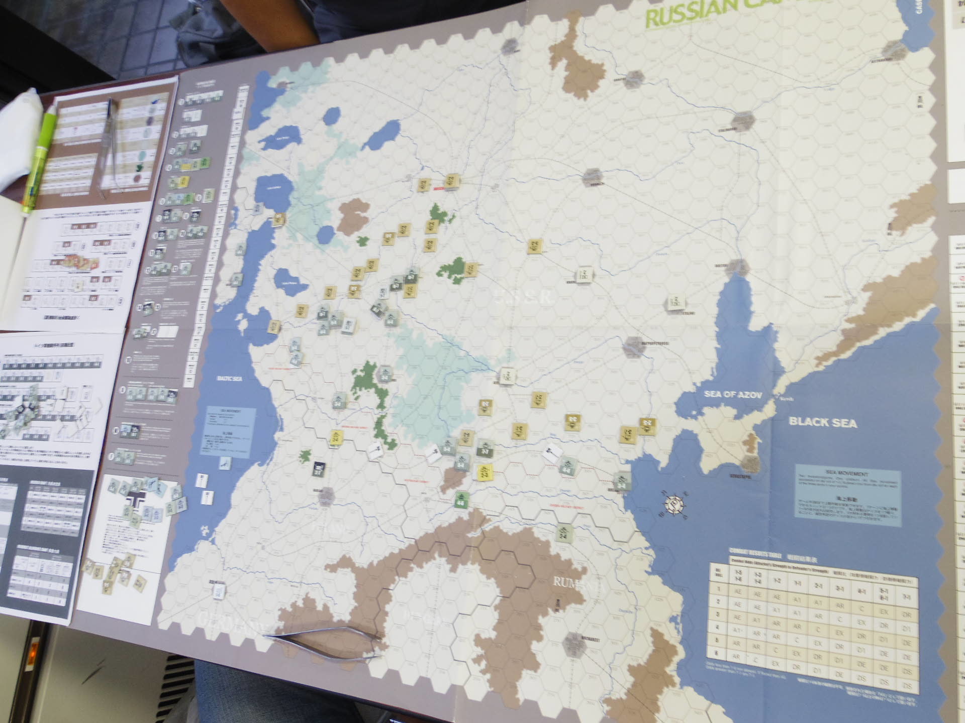 YSGA第339回定例会の様子その 35年のブランクを感じさせない戦いぶり...(Jed/CMJ誌#33)独ソ戦2やって、(EP)ドイツ戦車 ...