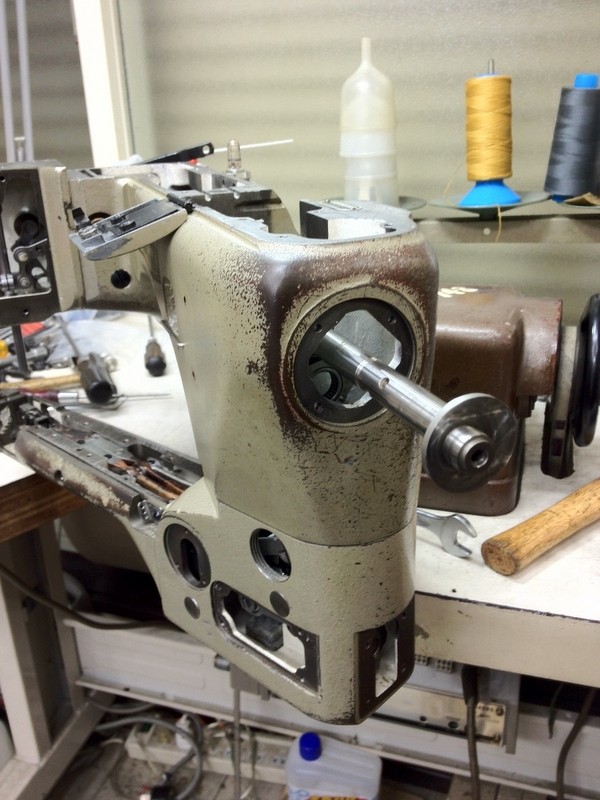 Union Special ユニオンスペシャル 35800DN 整備 終盤 : ミシン屋の仕事場