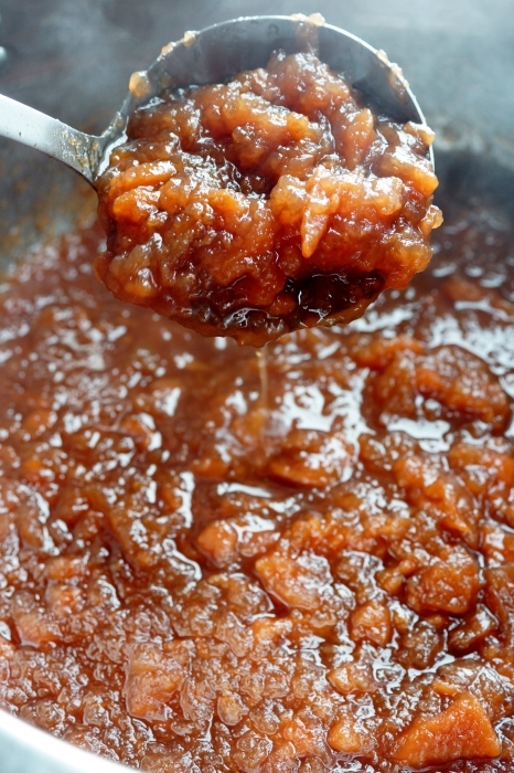 自家製保存食作り①【大量！！柿とリンゴのジャム作り】コク旨です♪ : 「料理と趣味の部屋」