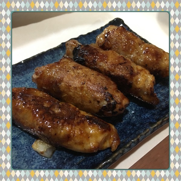 長芋の豚肉巻き照焼き（レシピ付） : kajuの 今日のお料理・簡単レシピ