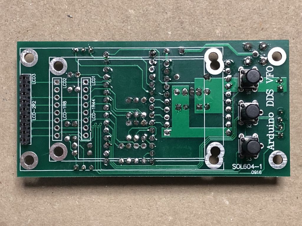 JA2NKD TFT AD9850 DDS Arduino VFO Soltecバージョン : マニアックな無線とラジオ