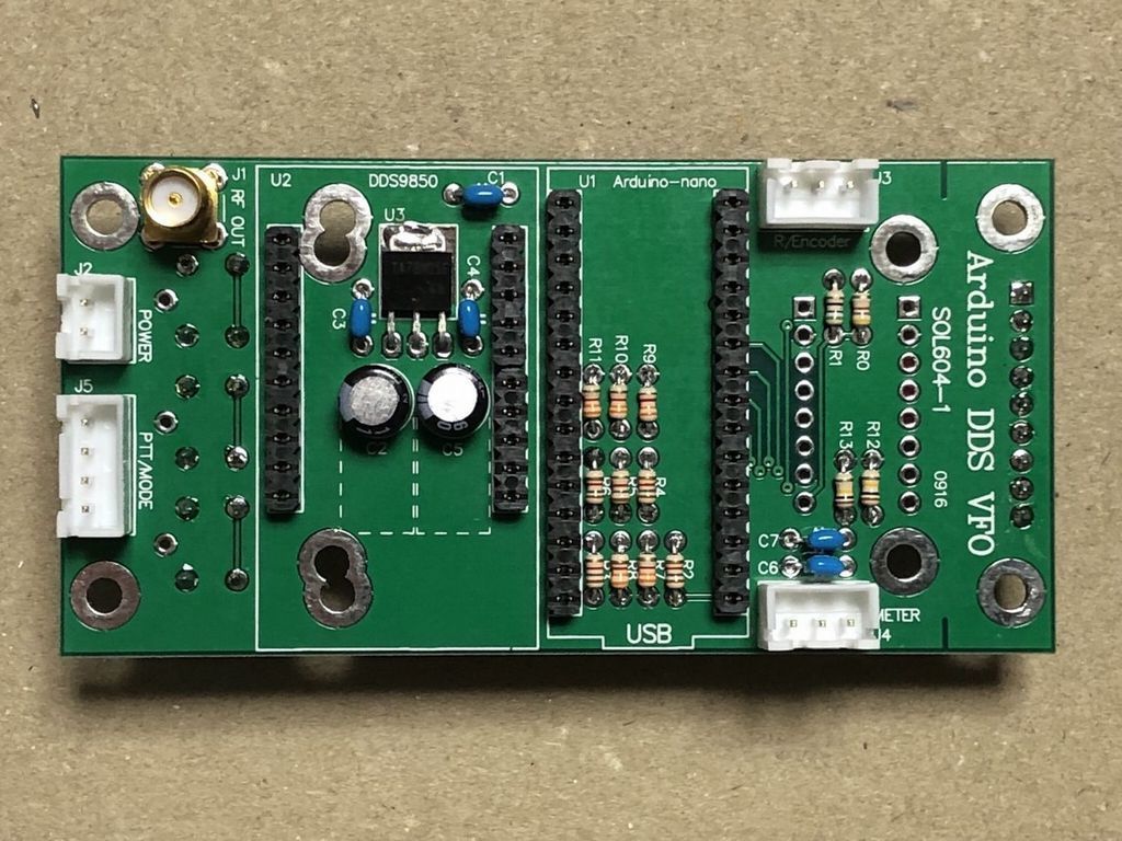 JA2NKD TFT AD9850 DDS Arduino VFO Soltecバージョン : マニアックな無線とラジオ