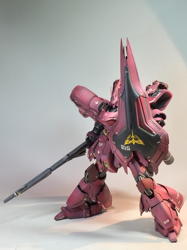 MG 1/100 MSN-04 サザビー Ver.Ka 戦場風 塗装完成品】 : K MG 1/100 MSN-04 サザビー Ver.Ka 戦場風 塗装完成品】 : K