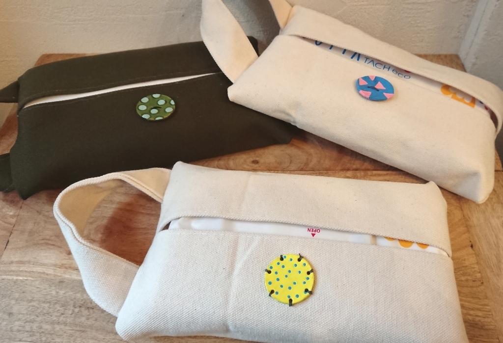 革ボタンティッシュケース : 生活雑貨店BEE BALM 店舗・新着雑貨情報！