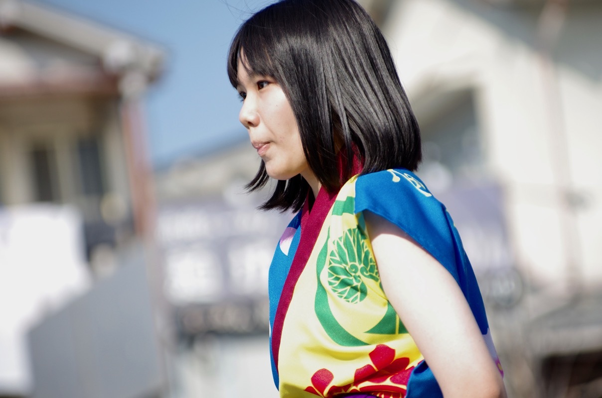 2017赤穂でえしょん祭りその15（クラーク高校 百花繚乱） : ヒロパンのよさこいライク・N-VANライフ